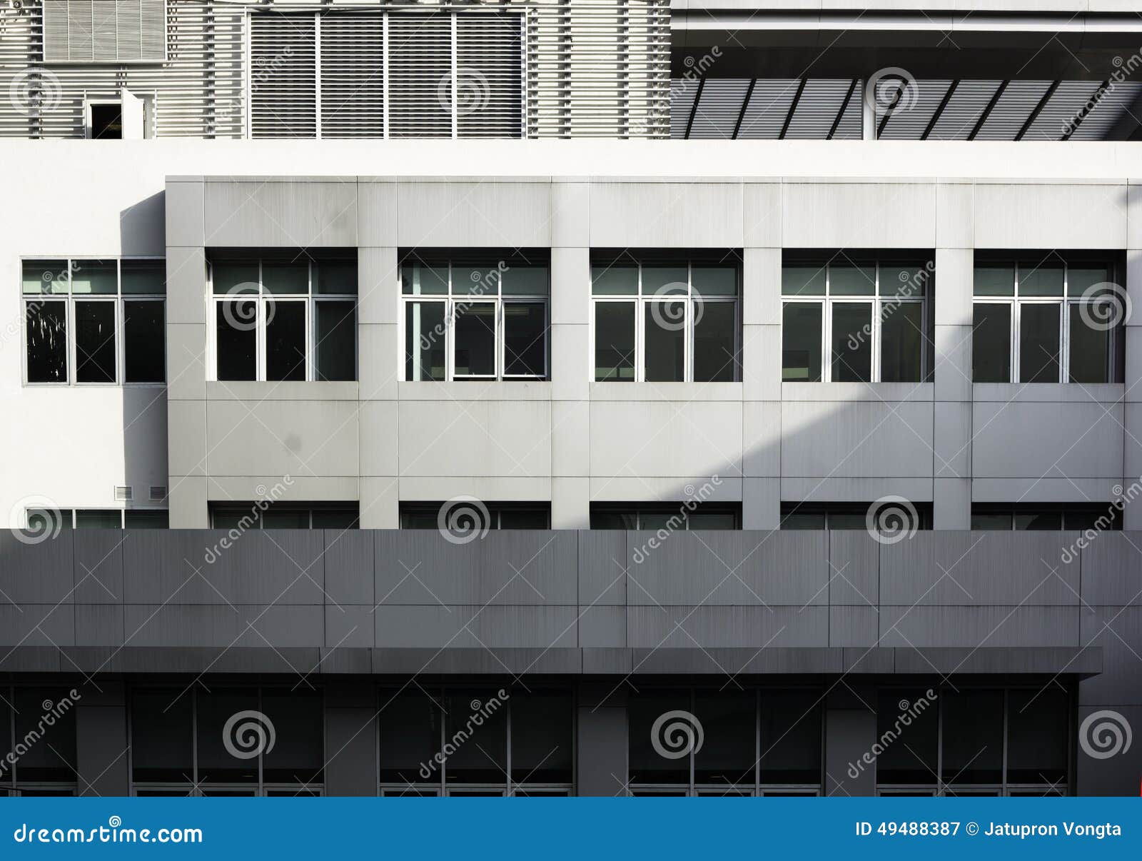 Details of Architecture Style, Building the White Side Walls Stock ...