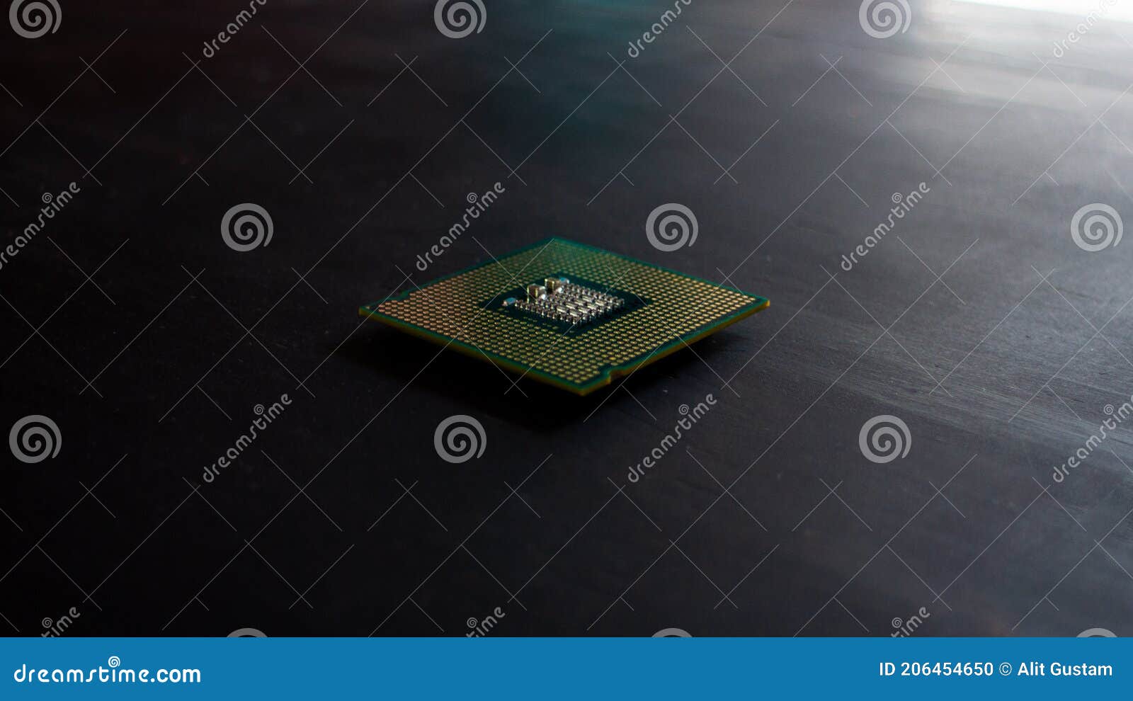 Details on the Back of the Processor Stock Photo - Image of gadget ...