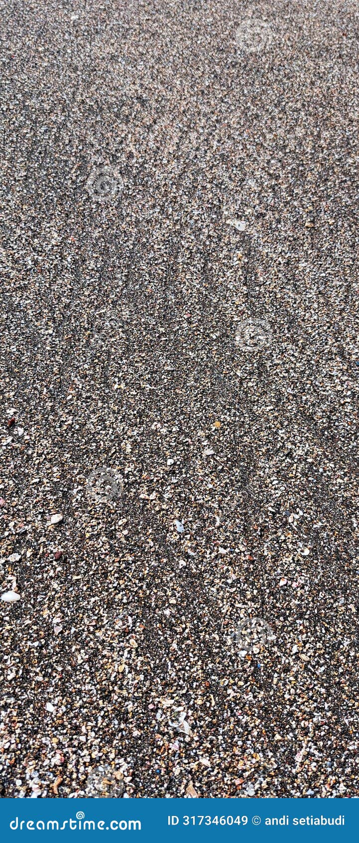 Details Background Texture with Small Pebbles Rock and Sand on Beach ...
