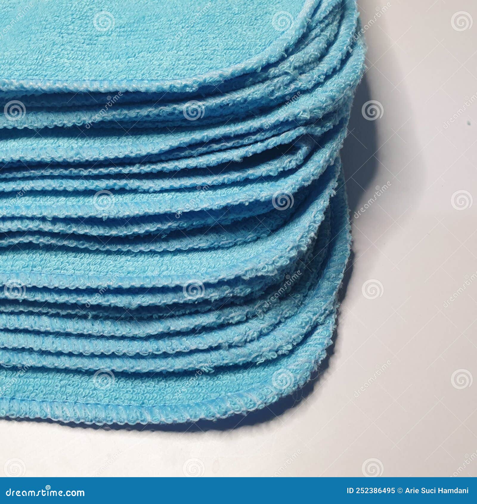 Details of Blue Colored Microfiber Stock Image - Image of turquoise ...