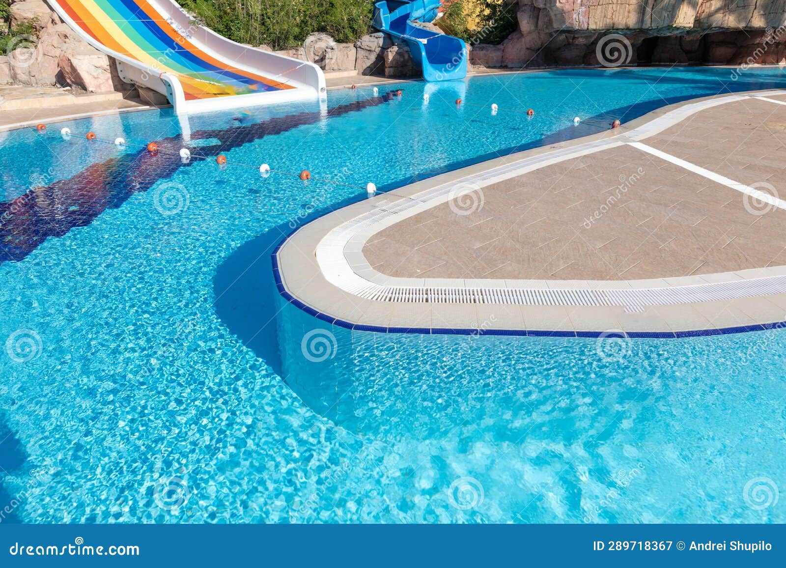 Details with Blue Water in the Pool As a Background Stock Image - Image ...