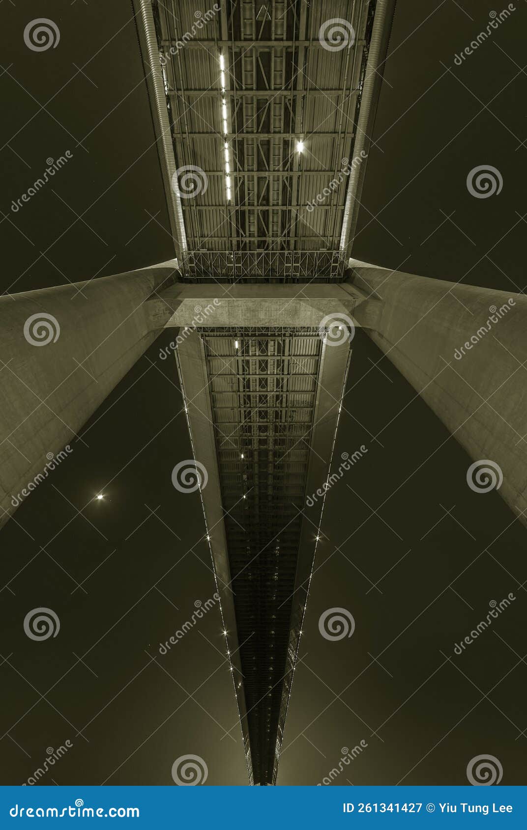 Details of Bridge, Viewed from Bottom. Building Abstract Background ...