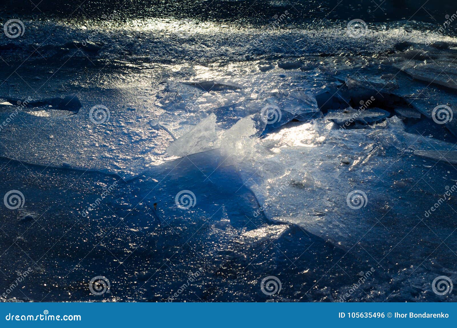Details of the broken ice stock photo. Image of glacier - 105635496