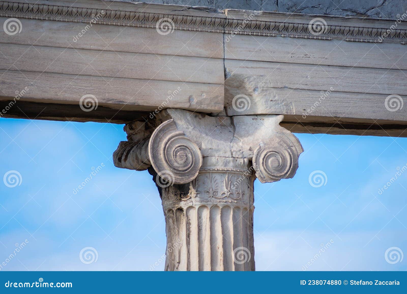 Details of a Capitello of the Herecteion, Acropolis, Athens Greece ...