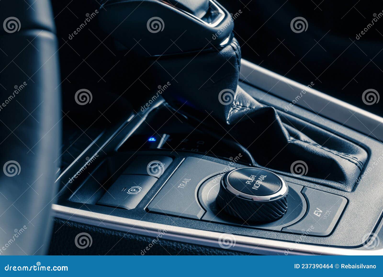 Details of Car Automatic Gear Shift Lever Stock Photo - Image of inside ...