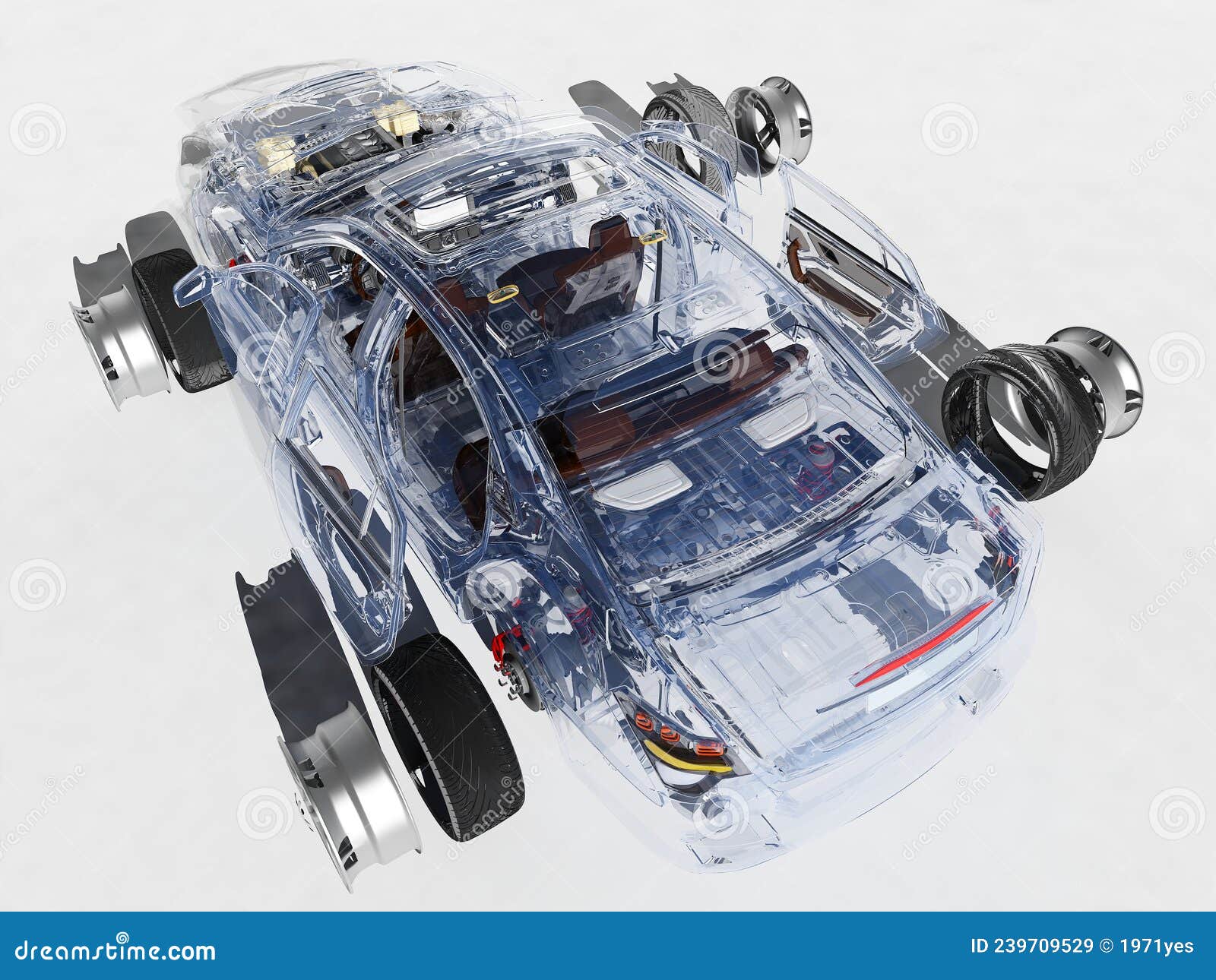 Details of the car stock illustration. Illustration of isolated - 239709529