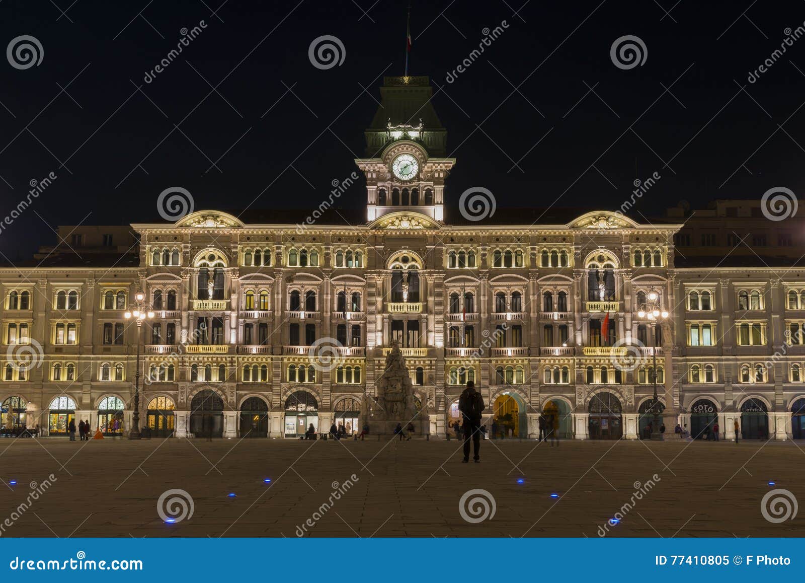 Details of the City of Trieste Stock Image - Image of marine, city ...