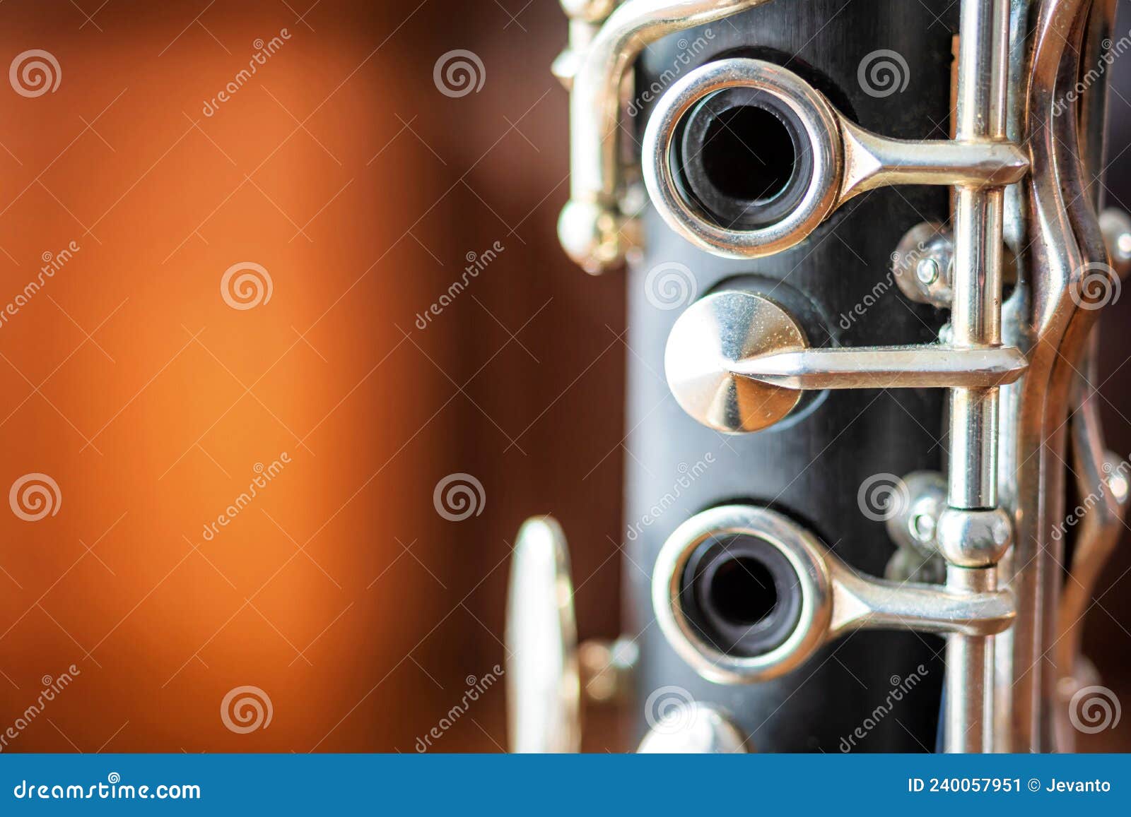 Details of Clarinet Musical Instrument Closeup Stock Image - Image of ...