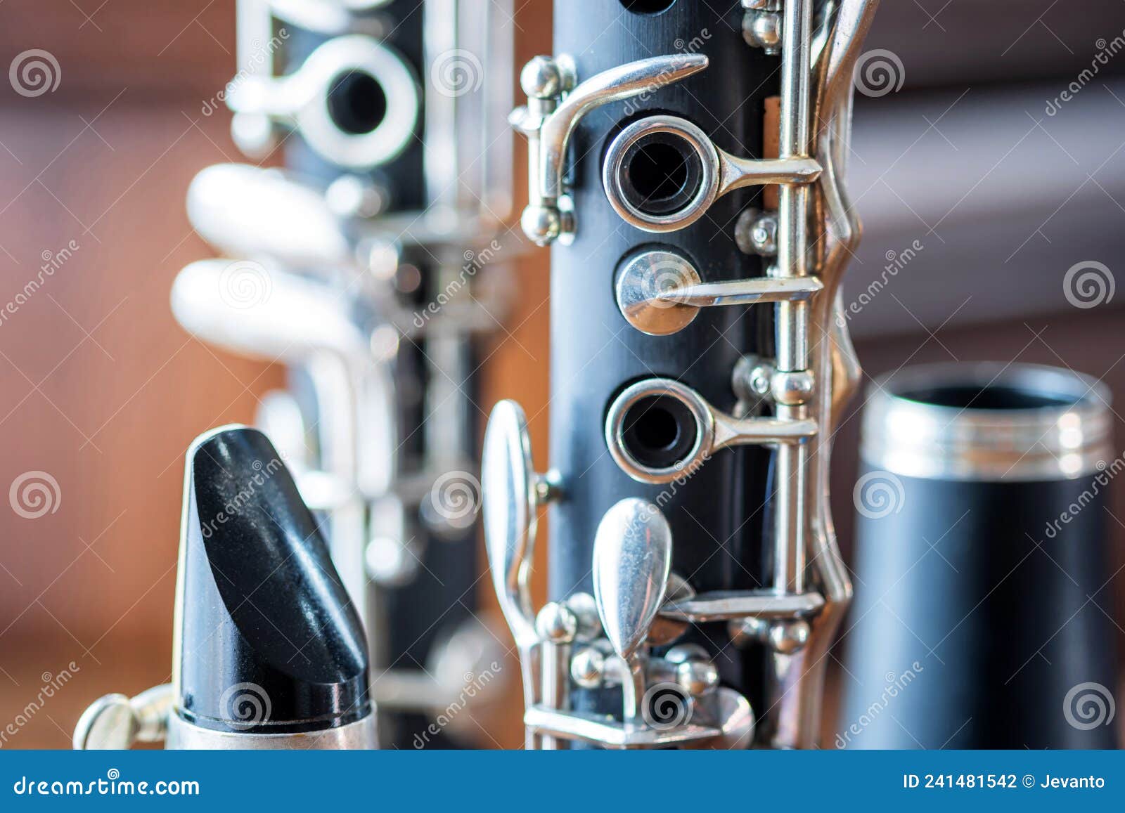 Details of Clarinet Musical Instrument Closeup Stock Photo - Image of ...
