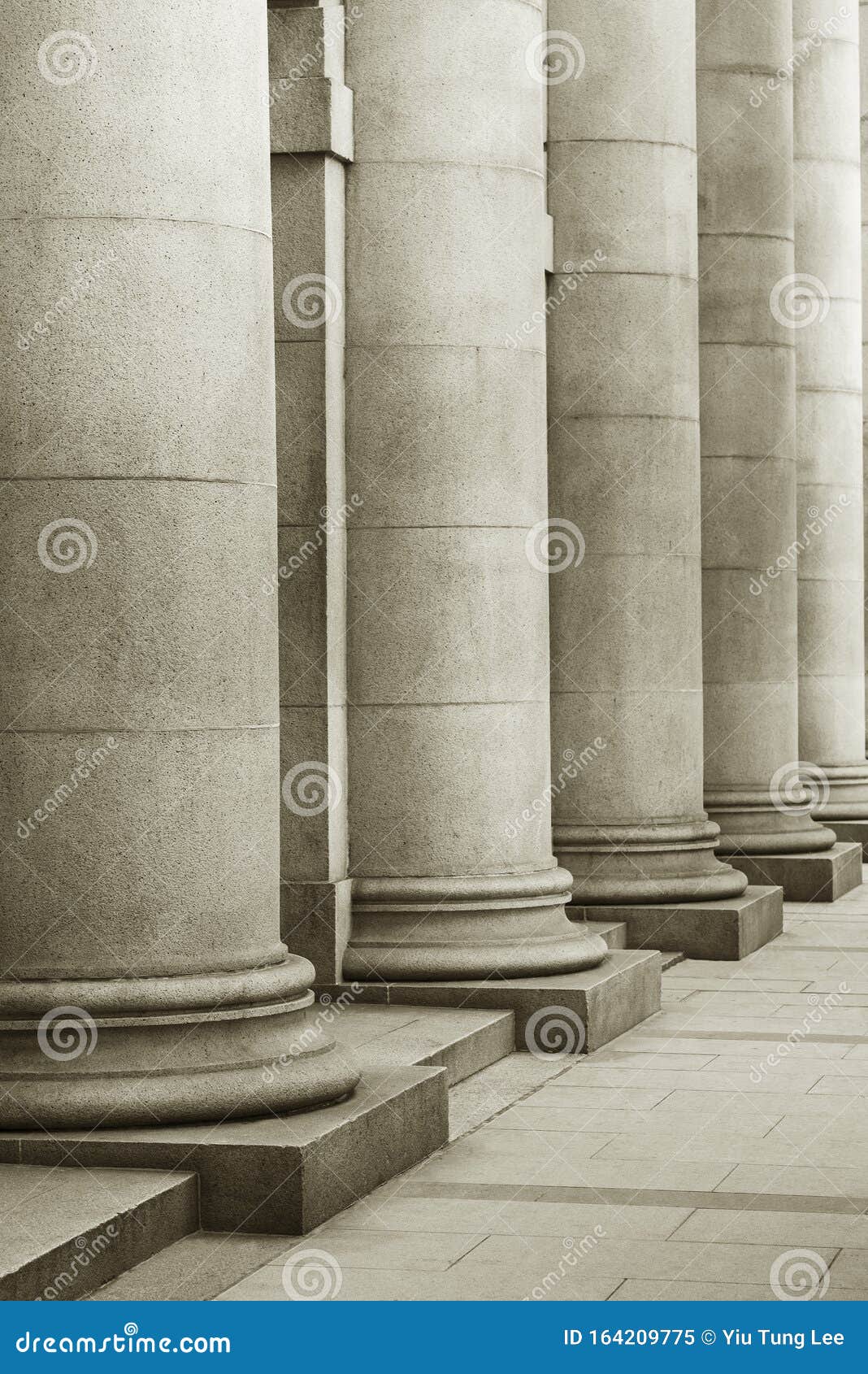 Classical column stock image. Image of architectural - 164209775