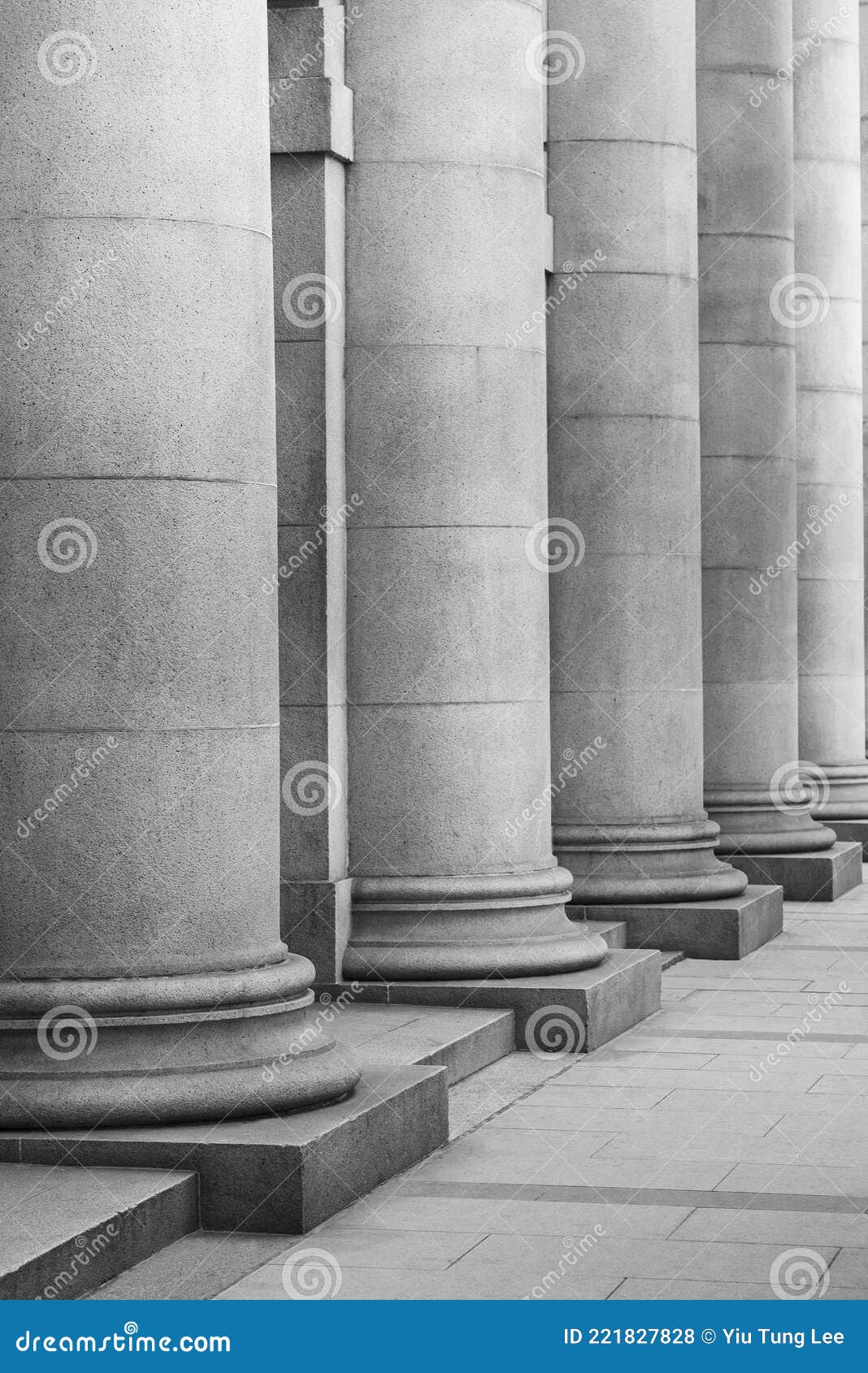 Classical Column of Historical Architecture Stock Photo - Image of ...