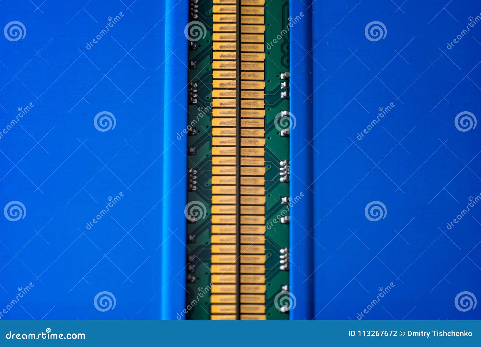 Details from the Computer. RAM. Connection Stock Photo - Image of white ...