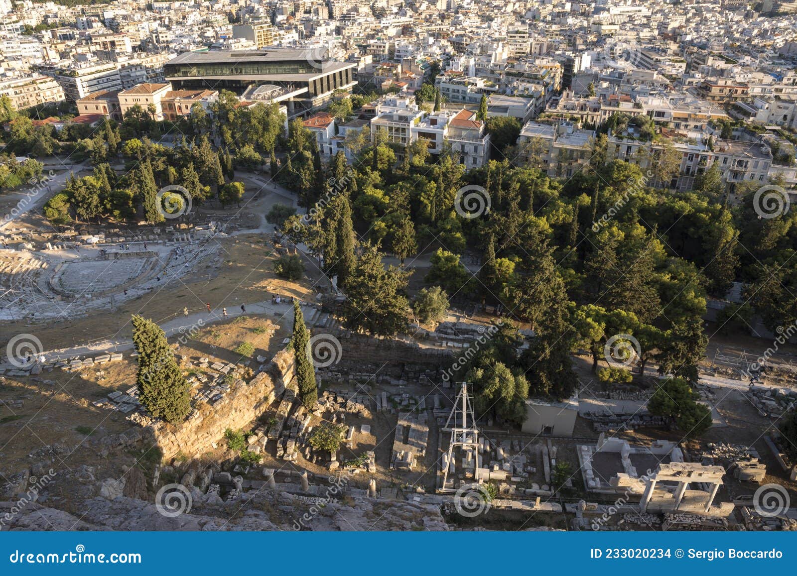 Details of the Construction of the Columns of Acropolis in Athens Stock ...