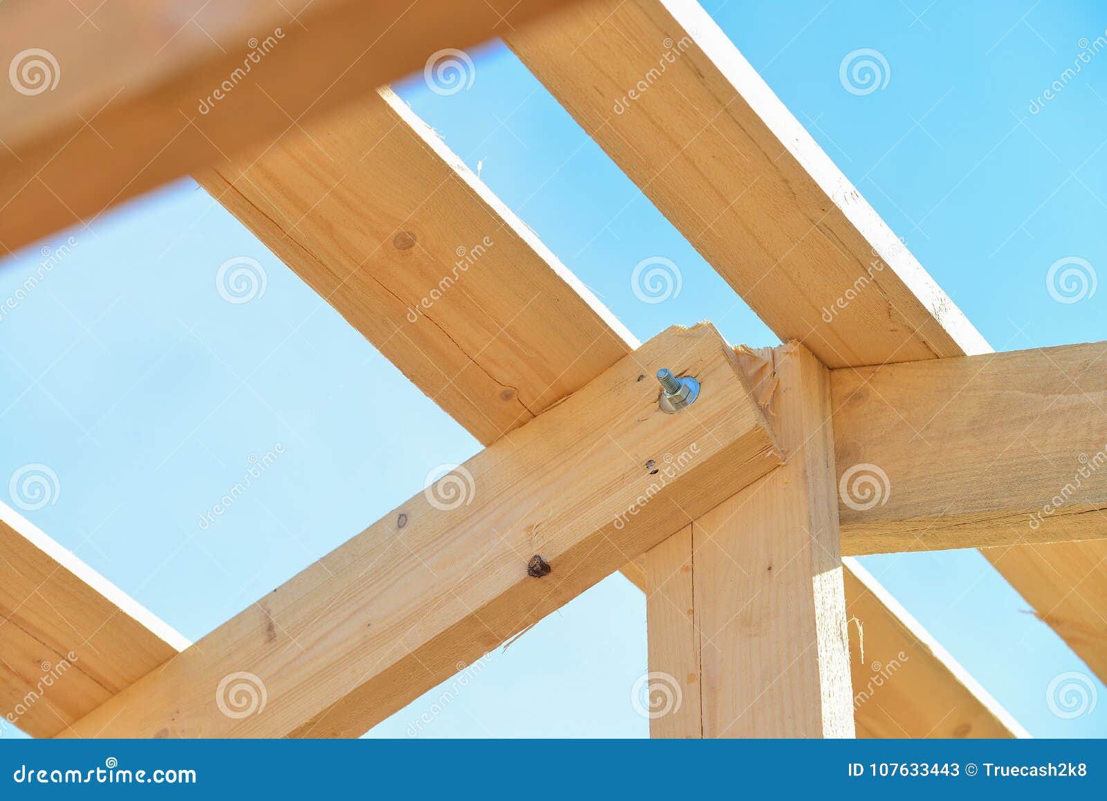 Details of Construction Wooden Roof, Roofing Timber Structure System ...