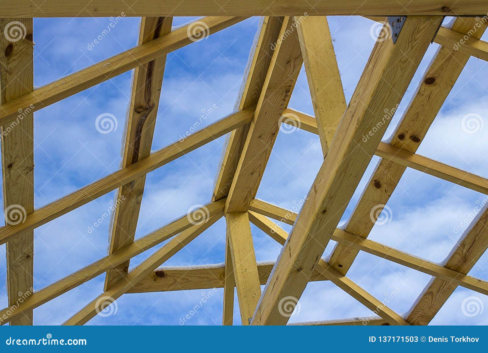 Details of Construction Wooden Roof, Roofing Timber Structure System ...