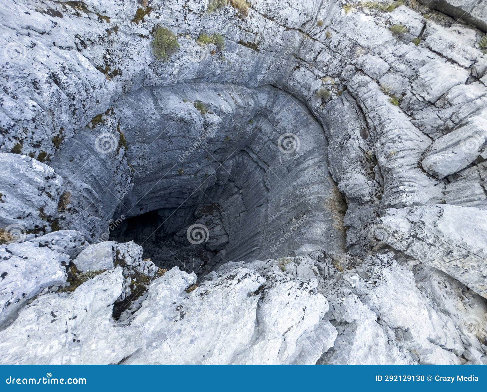 Details of Deep Pits, Sharp Rocks and Dangerous Areas Where Harsh ...