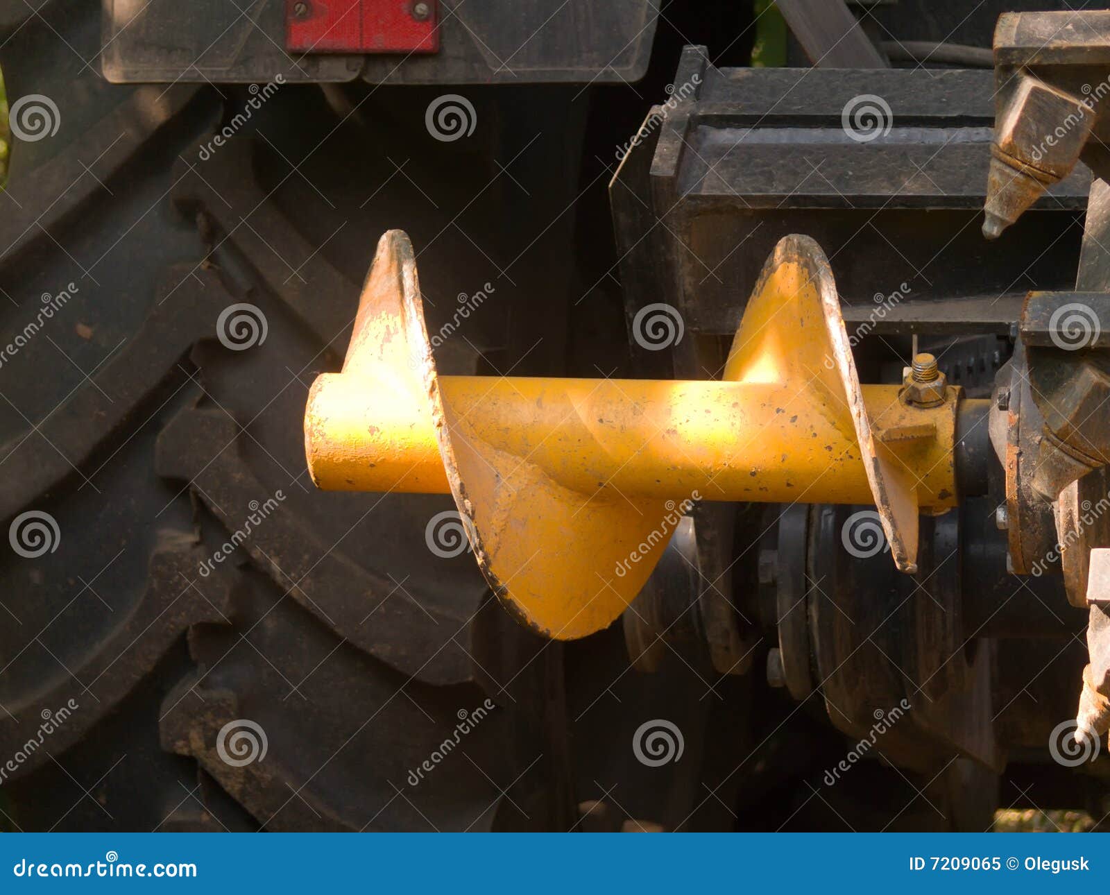 Details of the Digging Mechanism Stock Image - Image of teeths ...