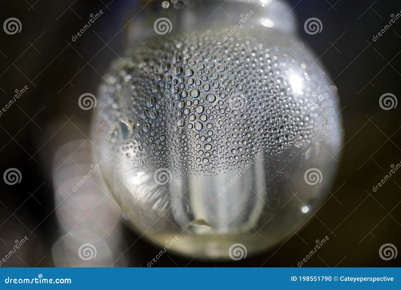 Condensation Light Line In The Sky From Aircraft. Trail Of The Plane On ...
