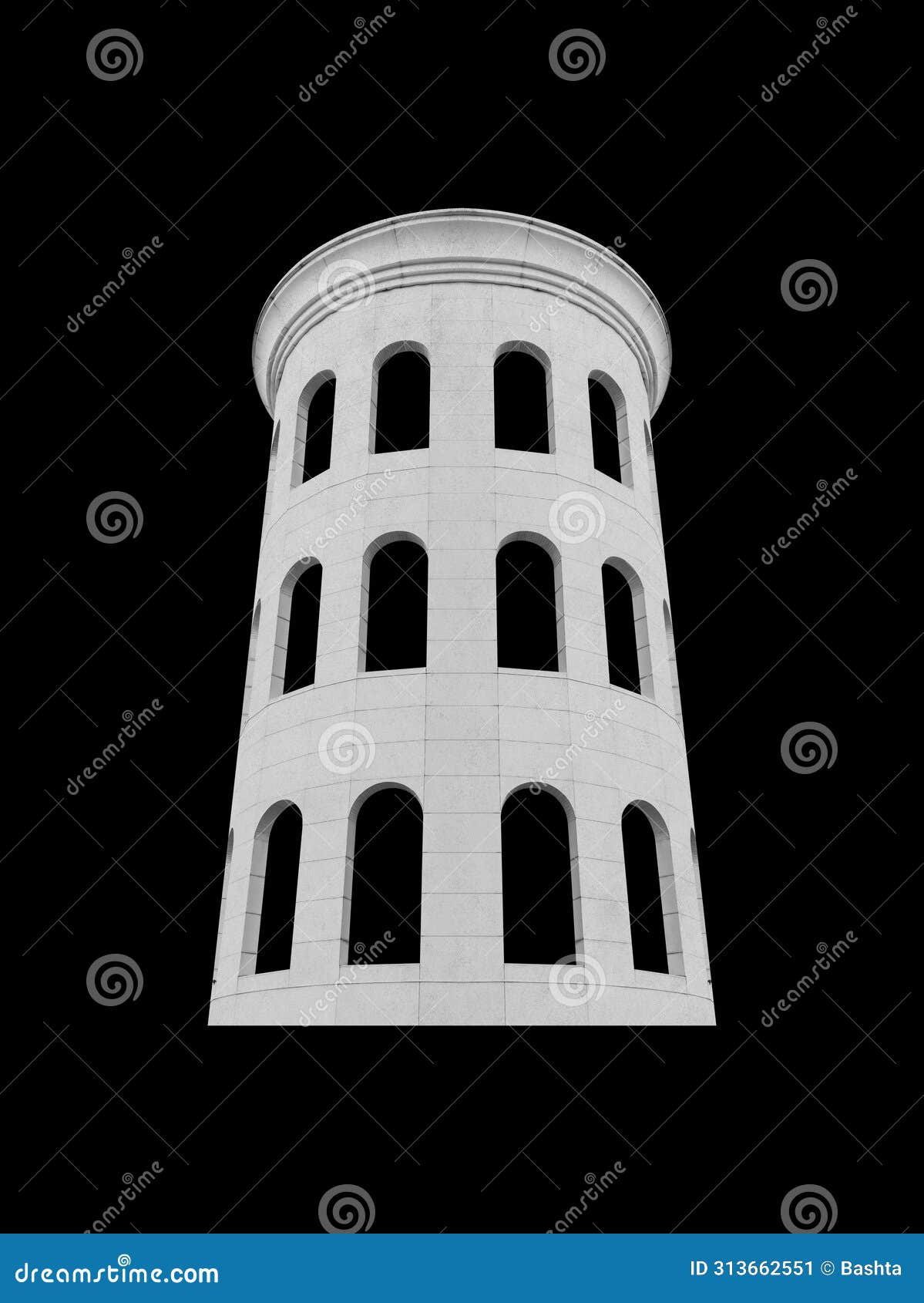 Details, Elements of Buildings Classical Architecture. Isolated on a ...