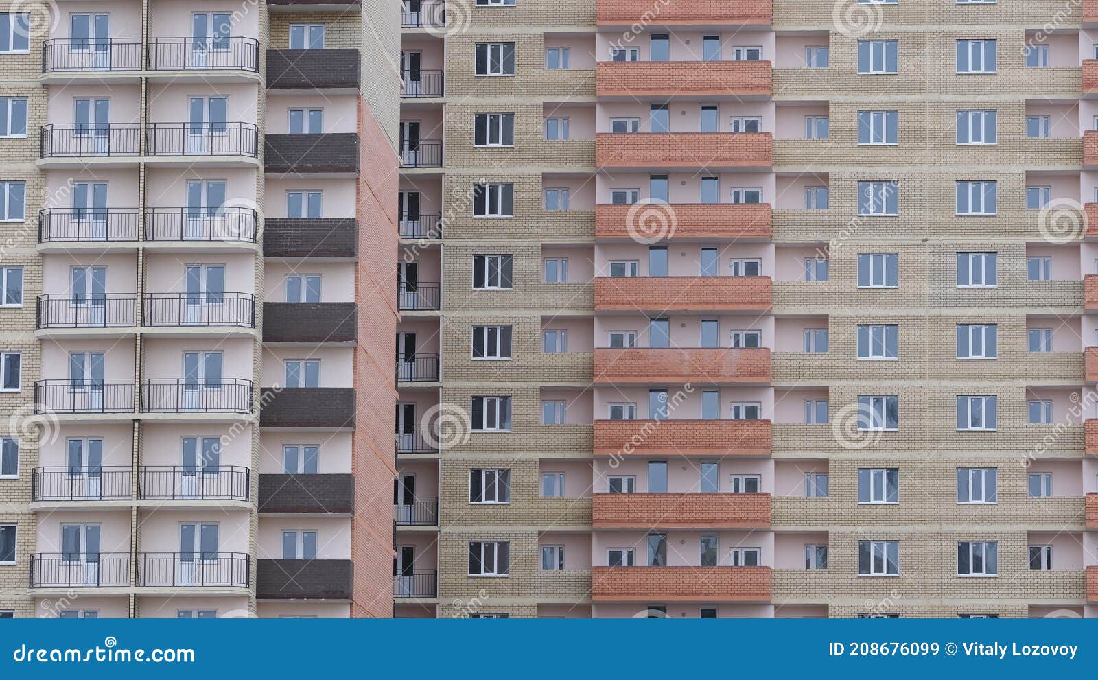 Details and Elements of the Facade of the Building. Stock Image - Image ...