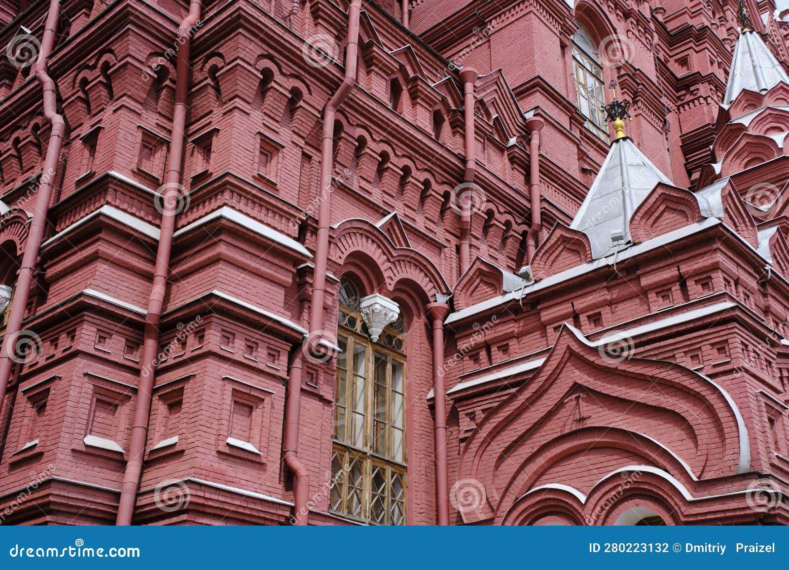 Details and Elements Made of Red Brick State Historical Museum in ...