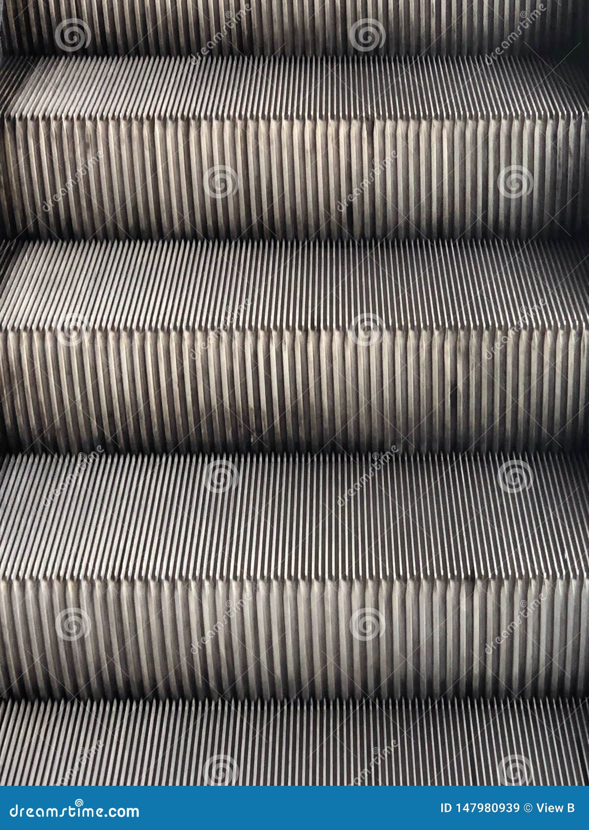 Details of escalator steps stock image. Image of monochrome - 147980939