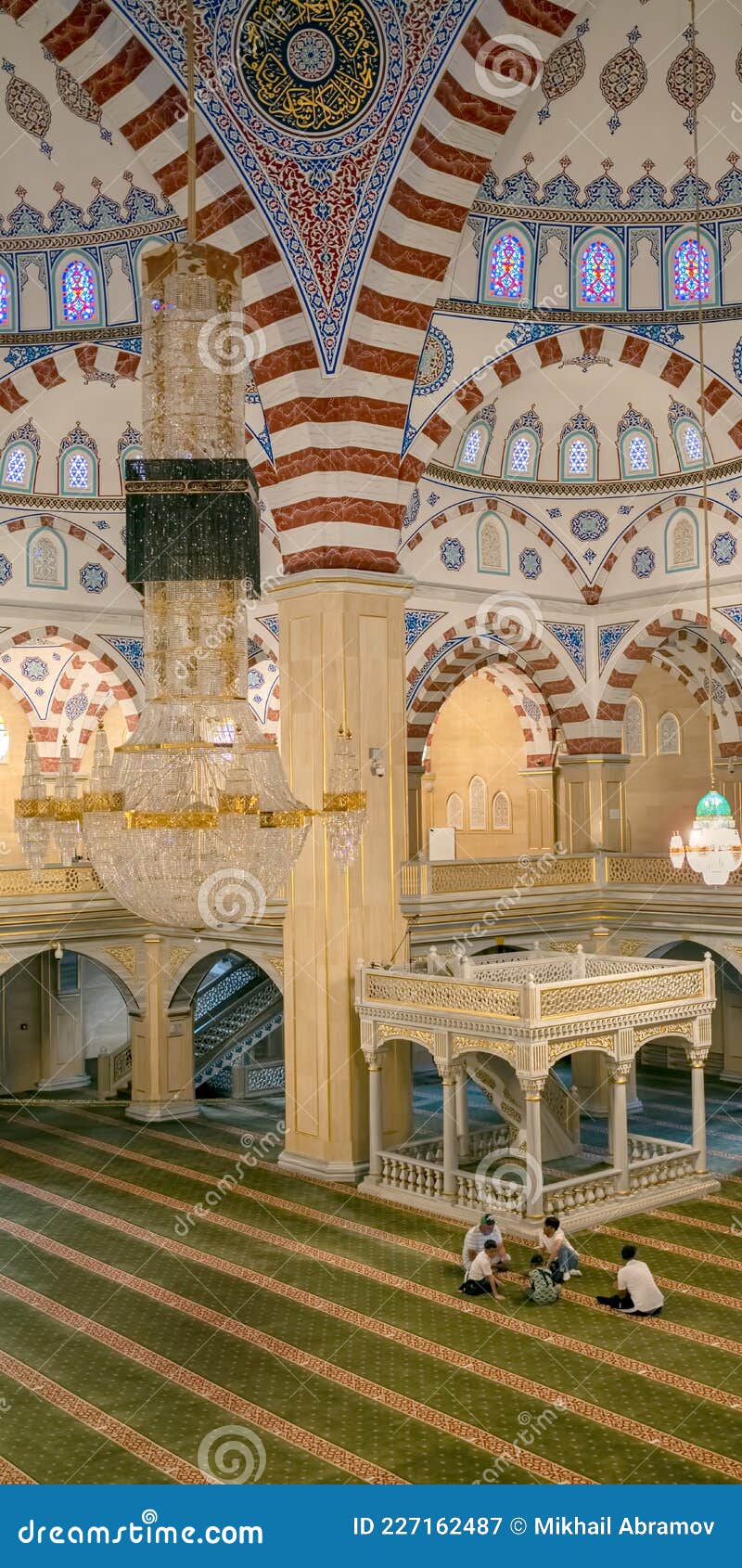 The Details of Exterior of Main Mosque of the Chechen Republic - Heart ...