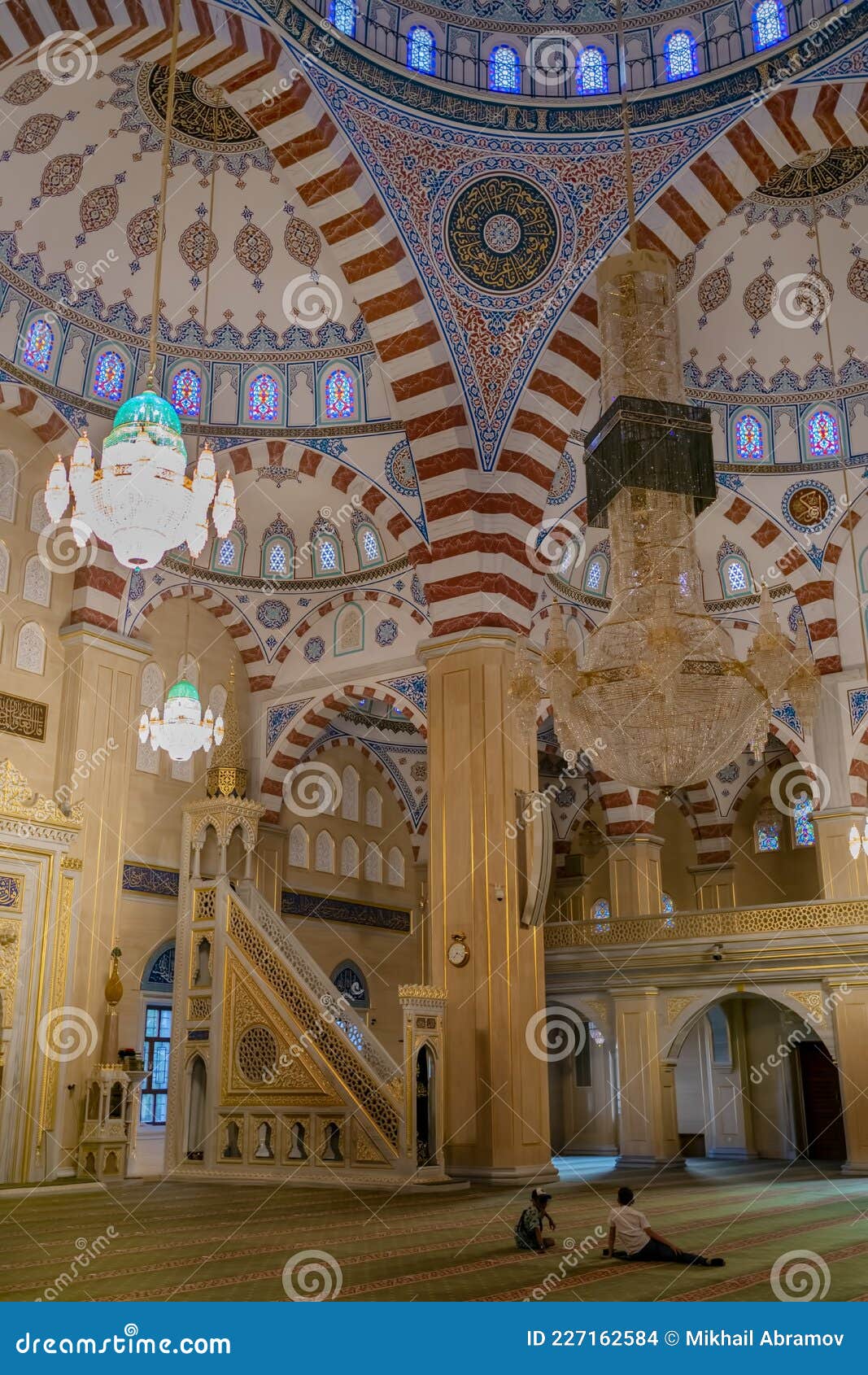 The Details of Exterior of Main Mosque of the Chechen Republic - Heart ...