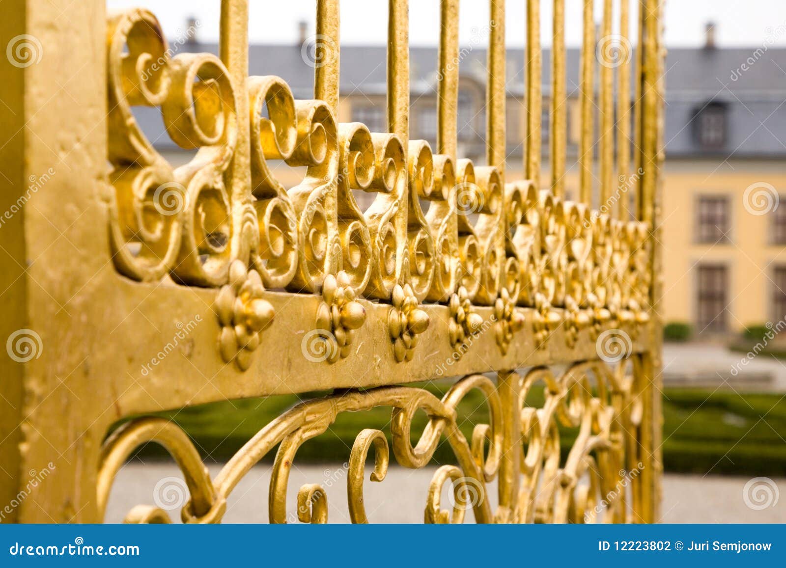 Details of golden gate. stock photo. Image of architecture - 12223802