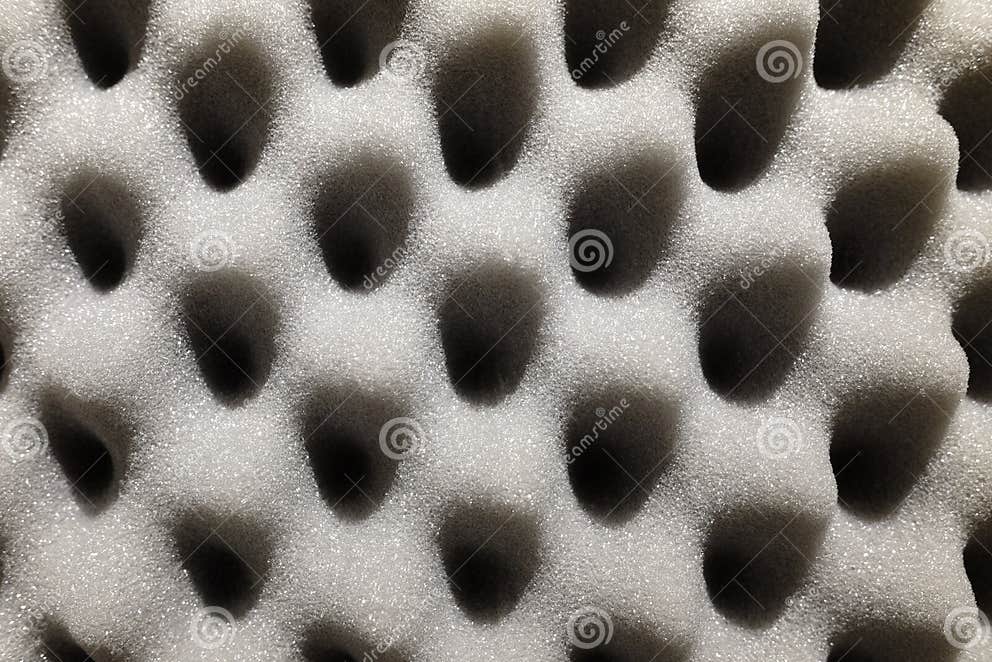 Details of Gray Sponge for Packaging Stock Image - Image of polystyrene ...