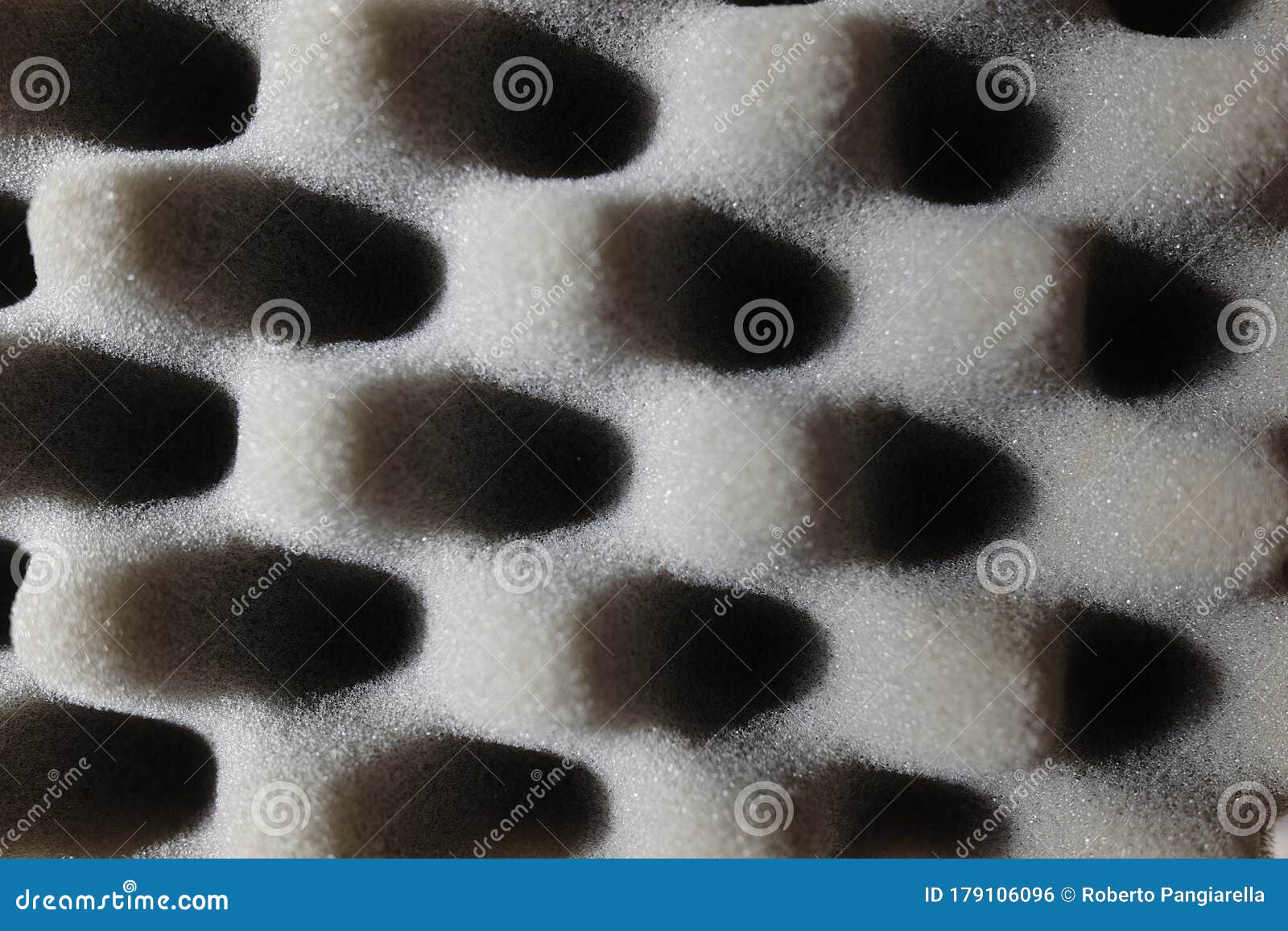 Details of Gray Sponge for Packaging Stock Photo - Image of pyramid ...