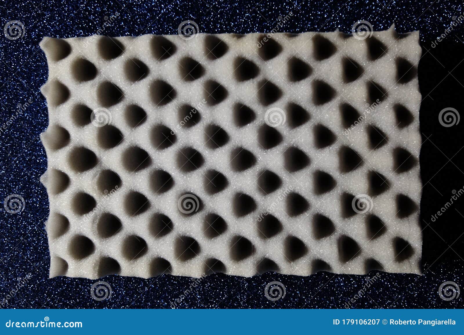 Details of Gray Sponge for Packaging Stock Image - Image of polystyrene ...