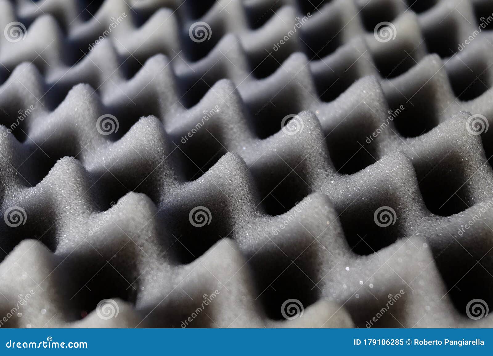 Details of Gray Sponge for Packaging Stock Image - Image of protection ...