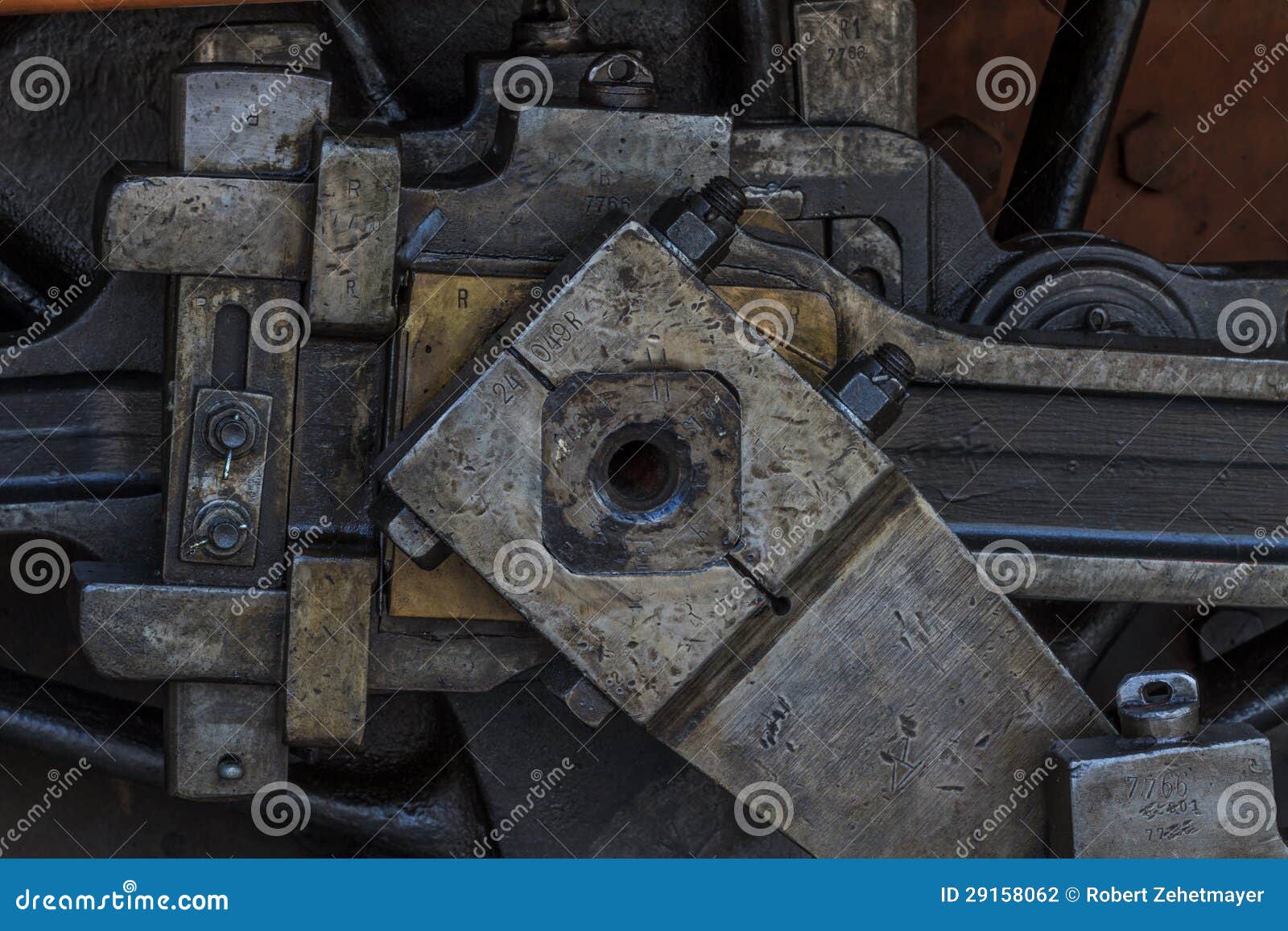 Details of Greasy Machinery / Steam Engine Stock Photo - Image of ...