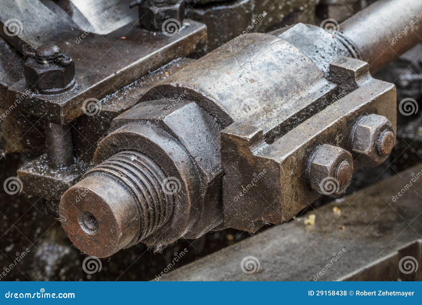 Details of Greasy Machinery / Steam Engine Stock Photo - Image of ...