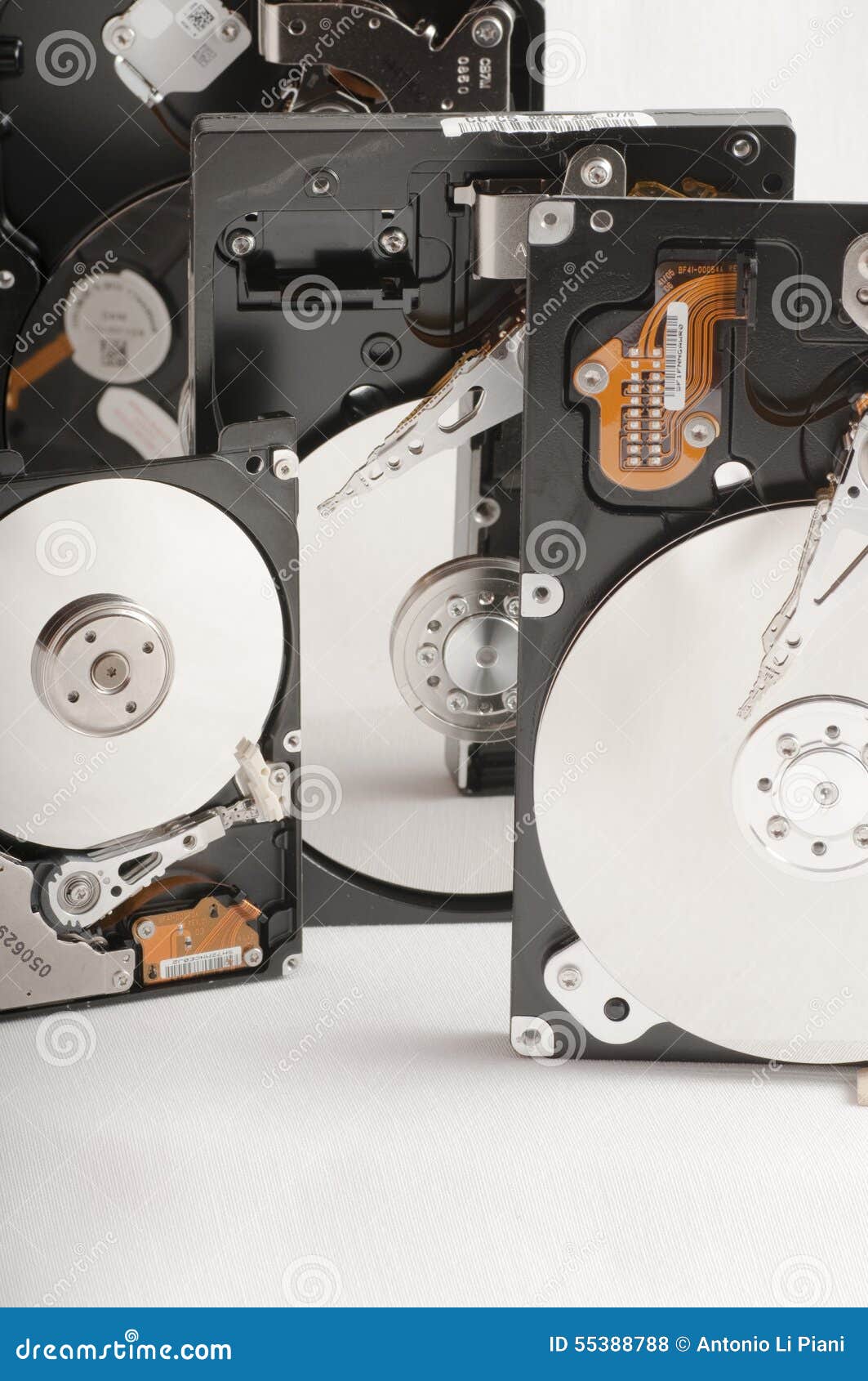 Details of Hard Disk Drive Open Stock Photo - Image of magnetic, audio ...