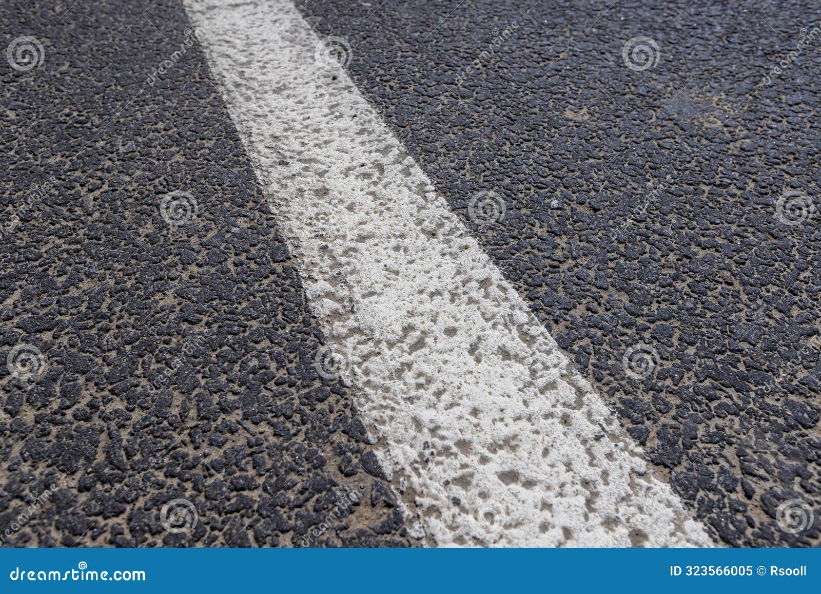 Details of a Highway with a White Painted Line Stock Image - Image of ...