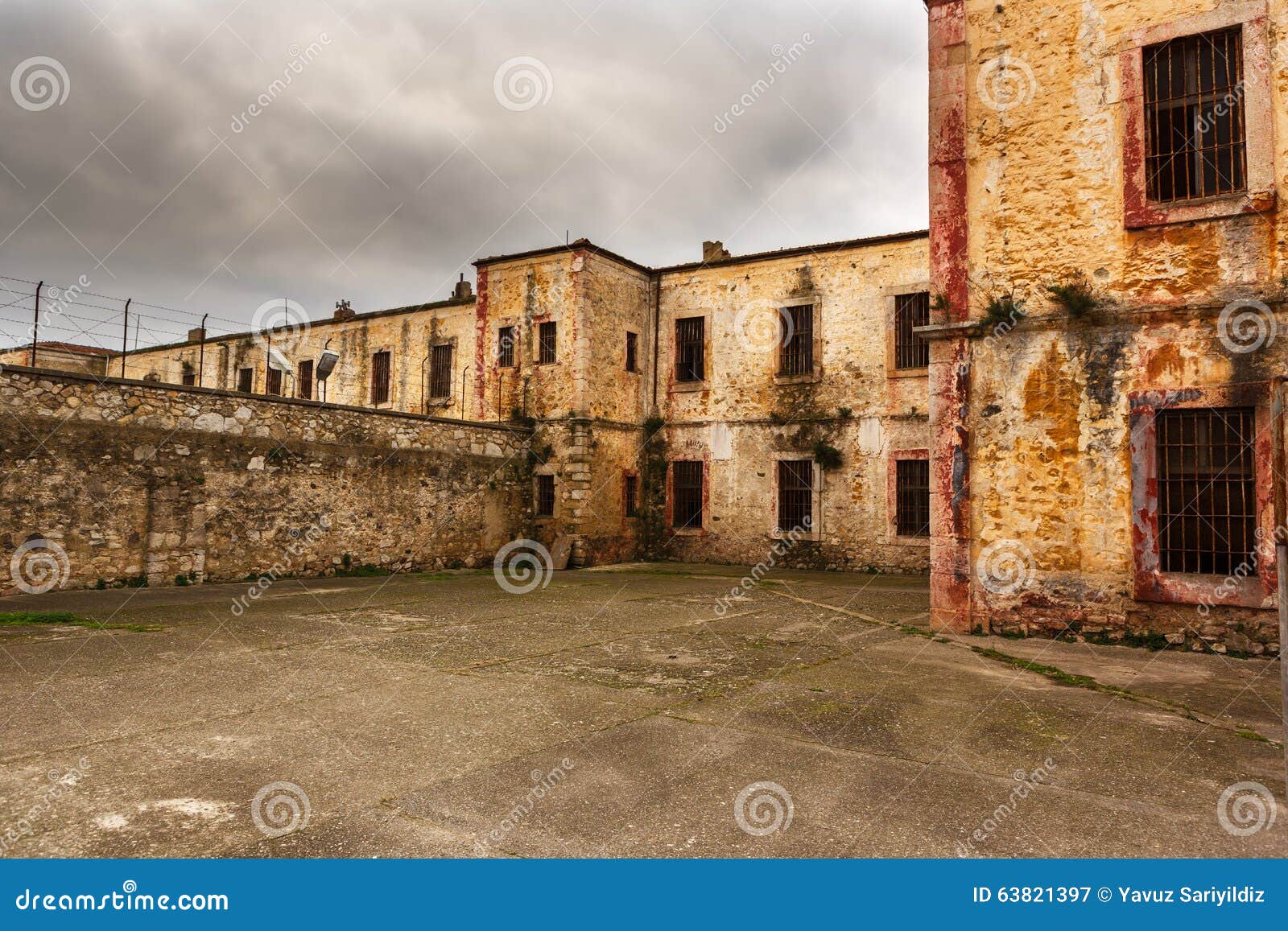 Details from a Historical Prison Stock Image - Image of freedom, fence ...