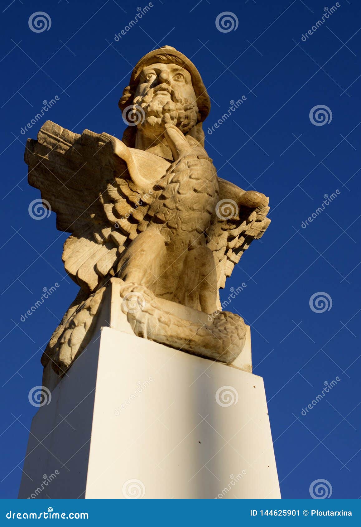 Details of a Historical Statue in Cyprus Stock Image - Image of ...