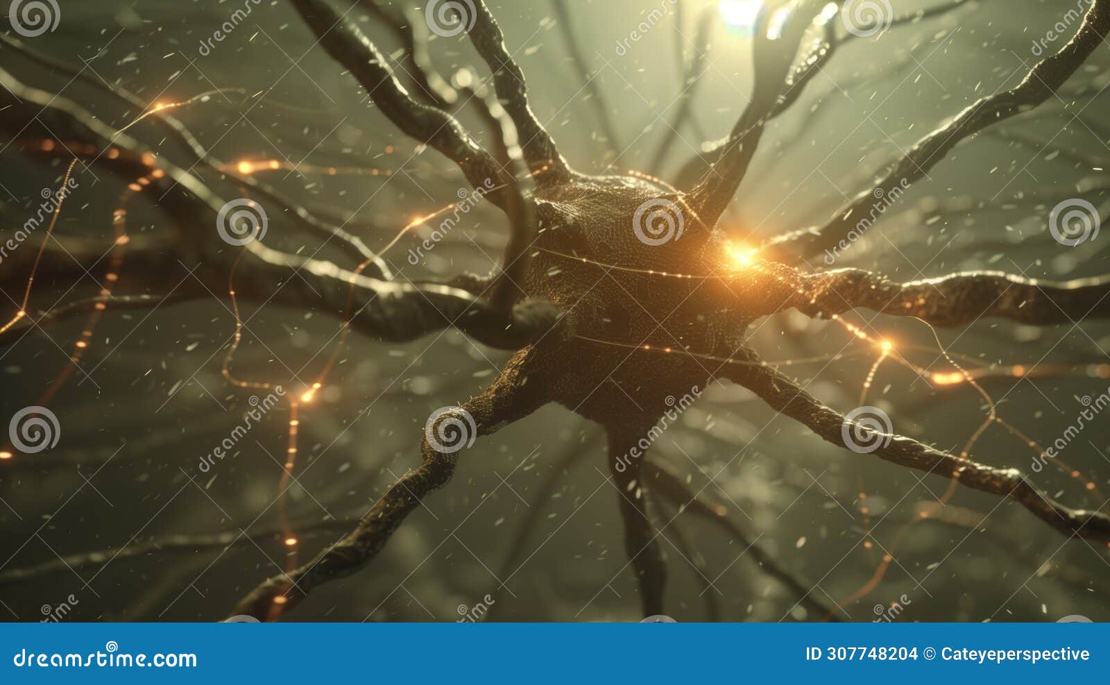 Details with the Human Neuronal Network and Synapse. DNA Double Helix ...