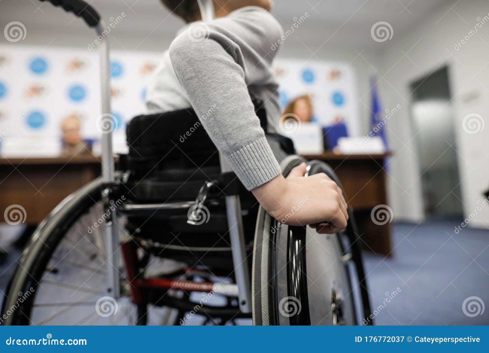 Details of an Ill Disabled Young Boy in a Wheelchair Stock Image ...