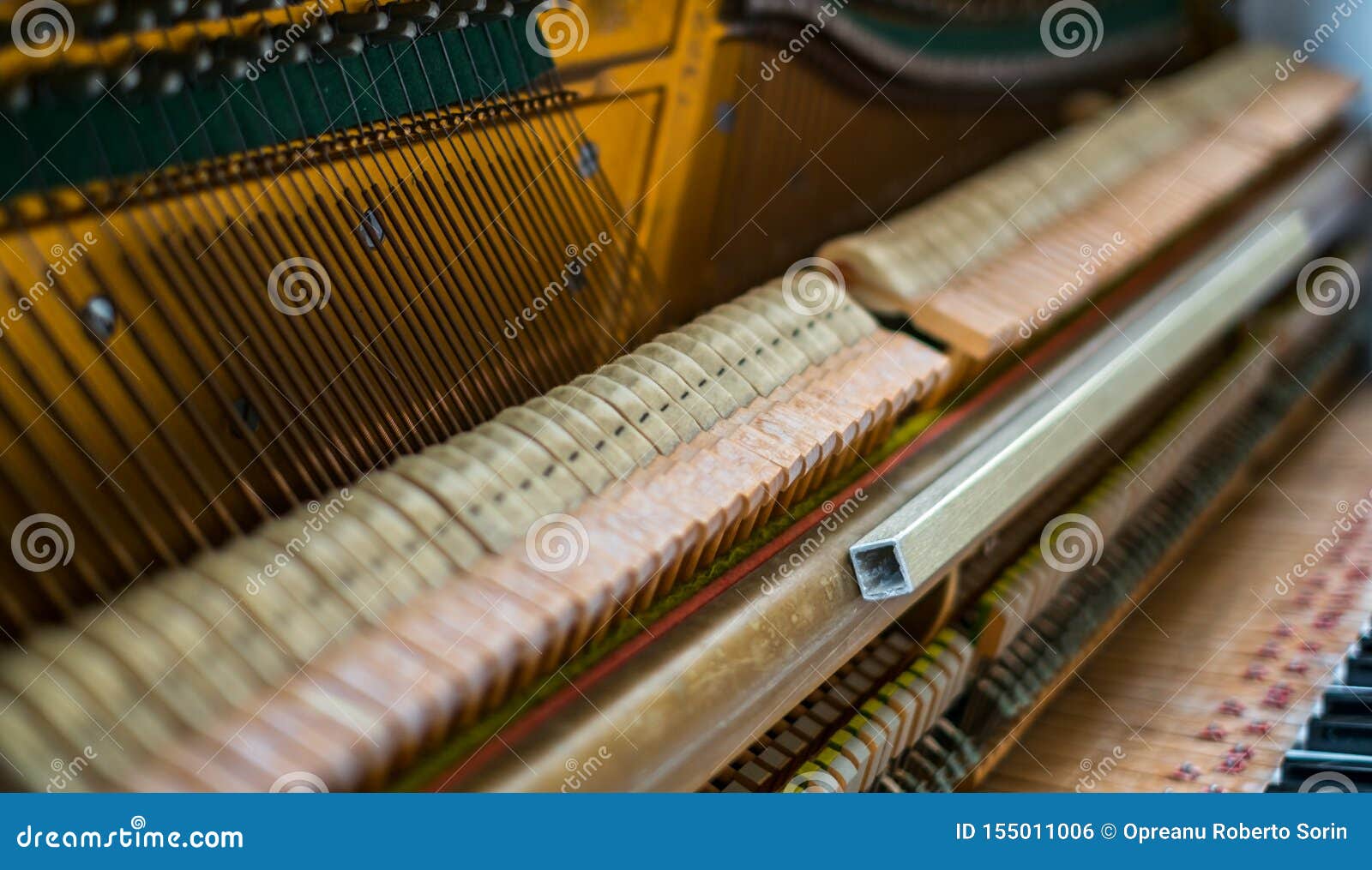 Details Inside of the Piano Stock Photo - Image of details ...