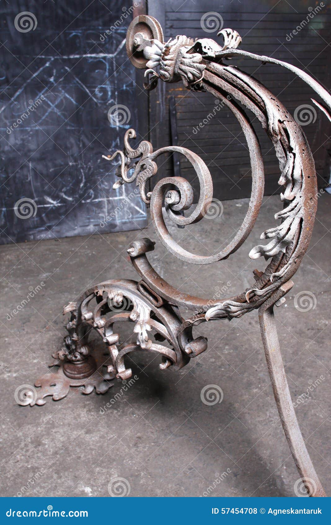 Details of Iron Gate in Forge Stock Photo - Image of detail, handmade ...