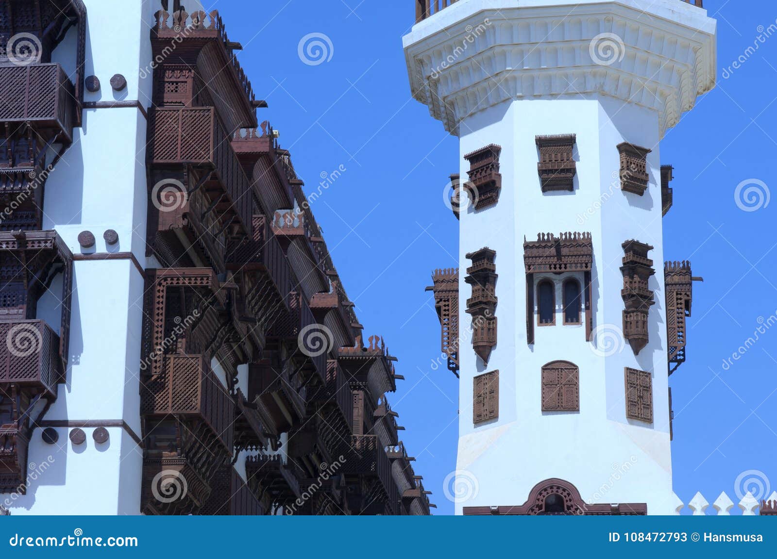 Details of Jeddah Old Mosque Stock Image - Image of people, outdoor ...