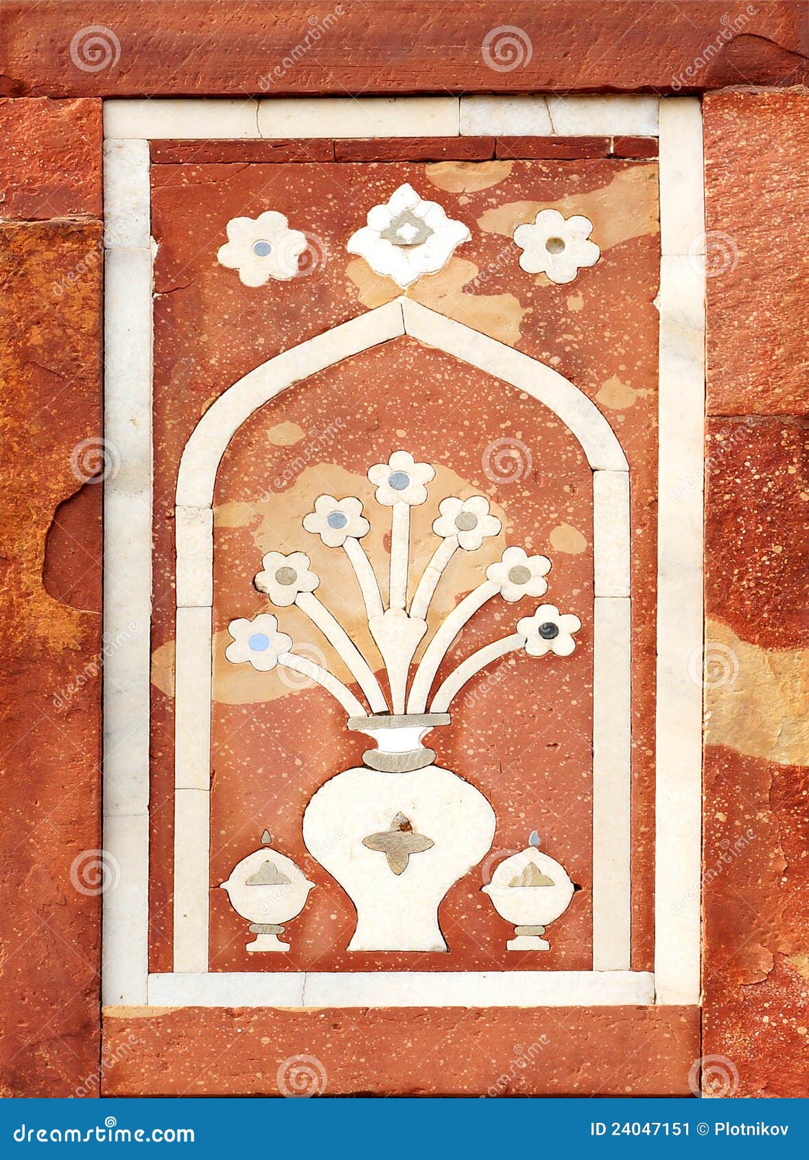 Details of Marble Surface with Stone Inlay. Stock Image - Image of ...