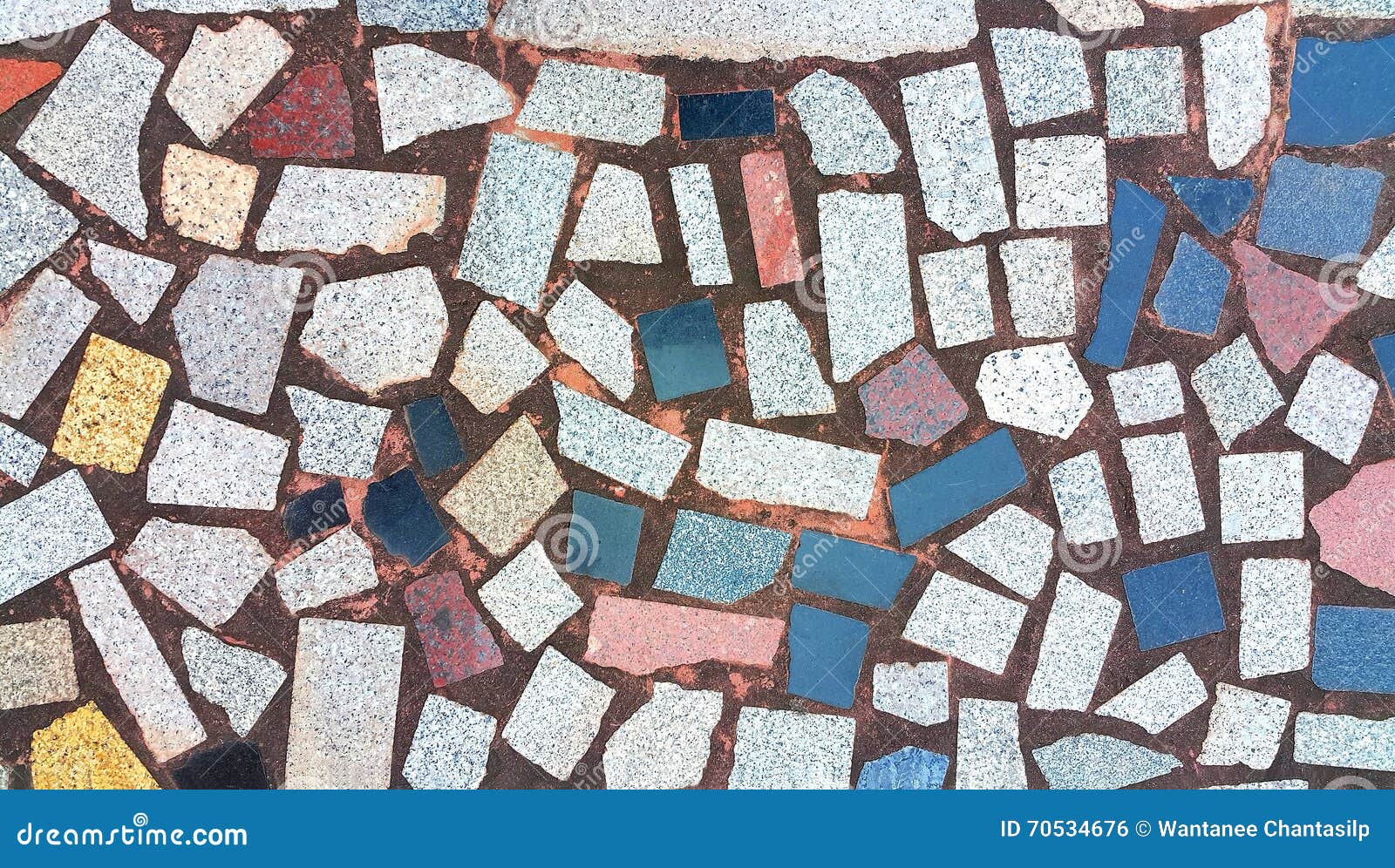 Details of Multicolor Mosaic Floor Stock Photo - Image of background ...