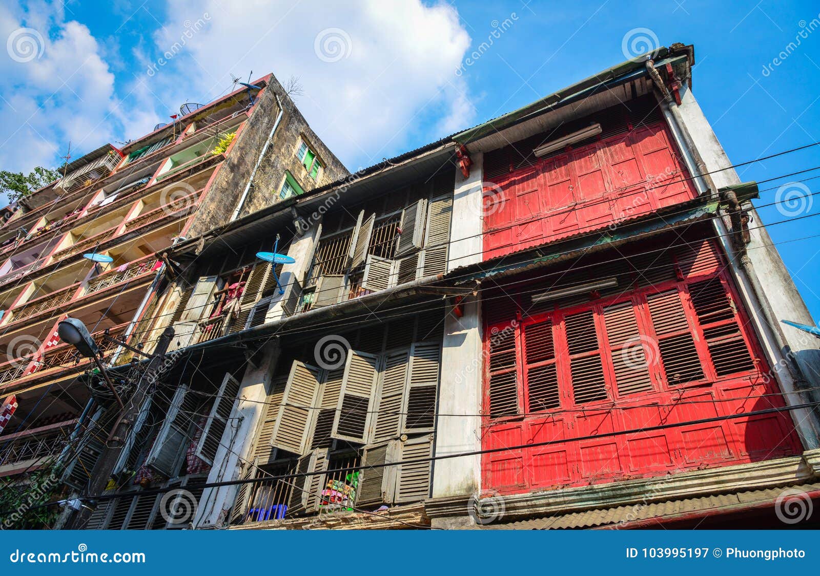 Old Buildings in Yangon, Myanmar Editorial Photography - Image of city ...