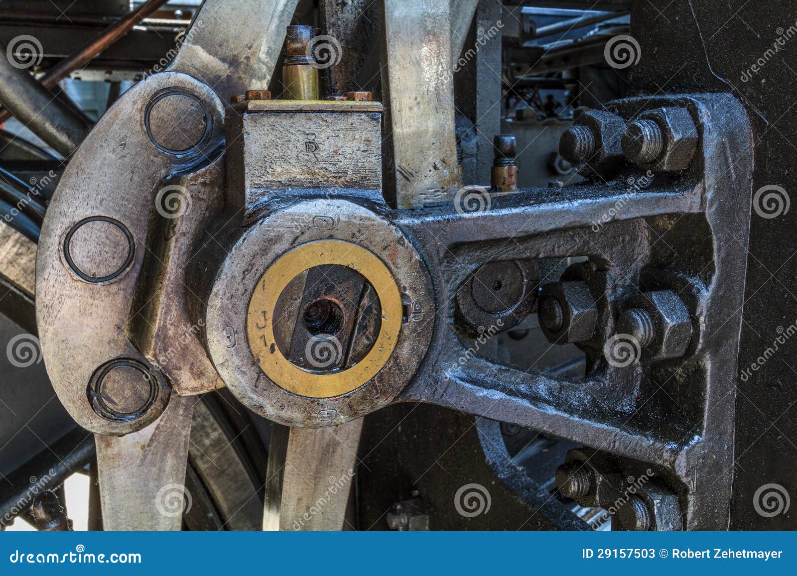 Details of Old Greasy Machinery Stock Image - Image of mill, equipment ...