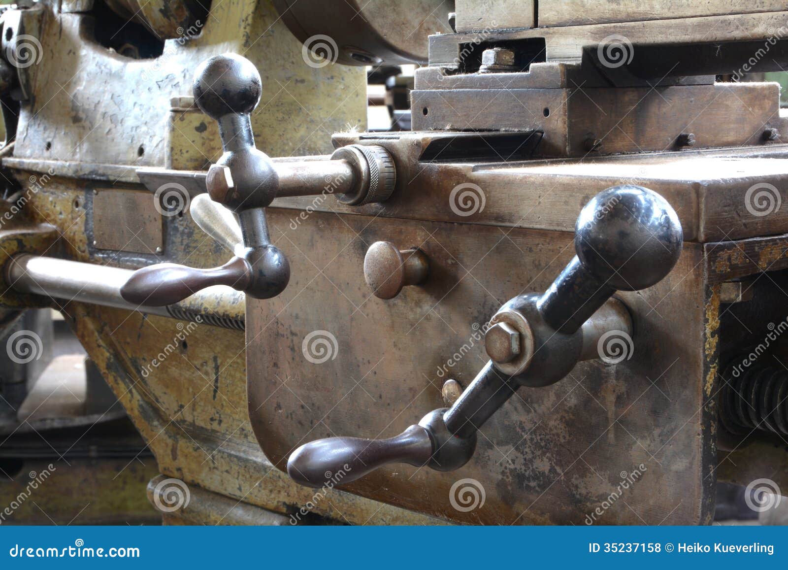 Details of an old machine stock photo. Image of firm - 35237158