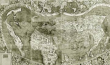 Details on old map stock image. Image of inaccurate, geographic - 7947909